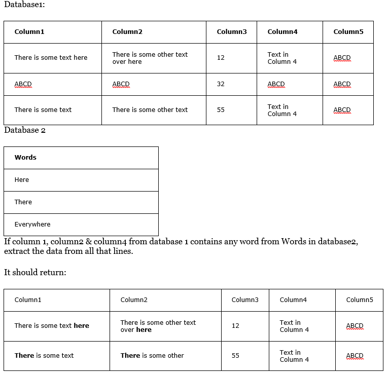 Multiple word search in multiple colums | IDEAScripting and More
