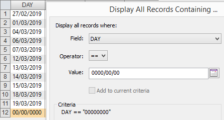 blank dates | IDEAScripting and More